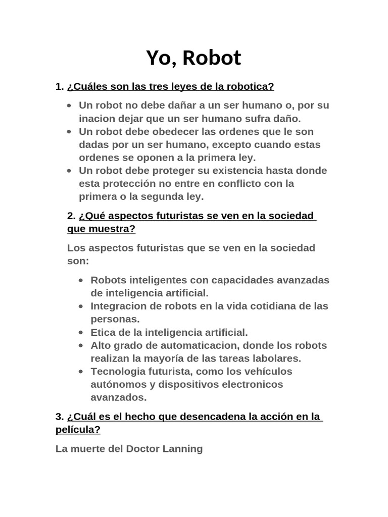 Yo, Robot | PDF | Robot | Robótica