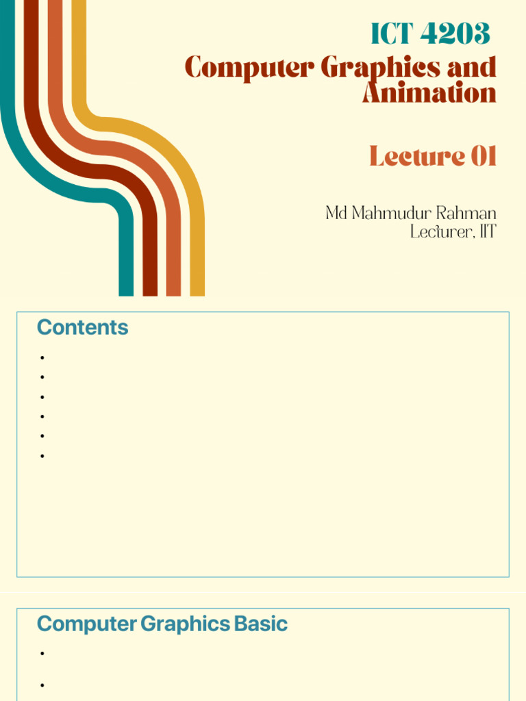 Lec 1 | PDF | Graphics | Computer Graphics