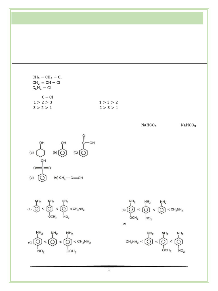 C25 CHEMISTRY Practice Sheet - GOC | PDF | Physical Sciences | Molecules
