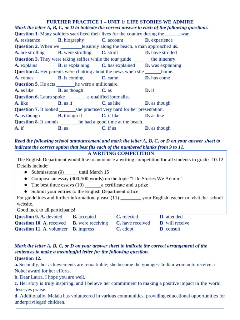 Global Success 12 Bai Tap Them Unit 1 | PDF | Steve Jobs | Apple Inc.