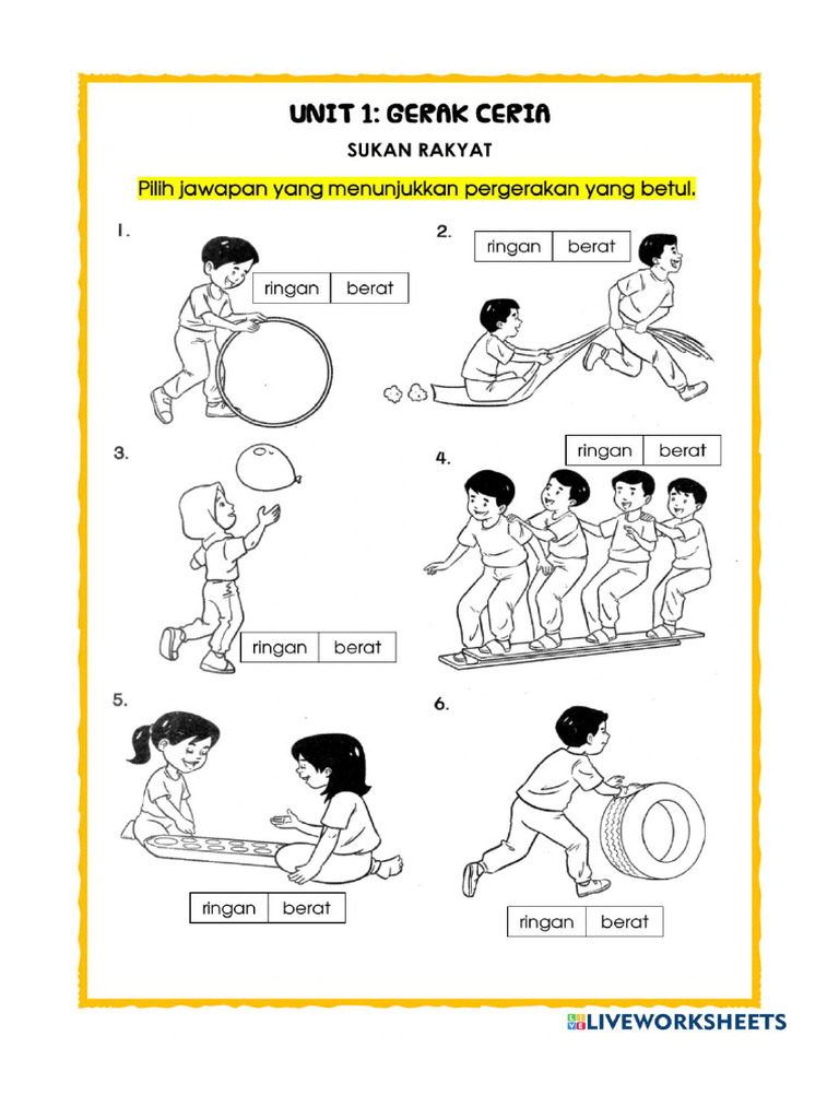 P.Jasmani Thn 1 Sukan Rakyat | PDF