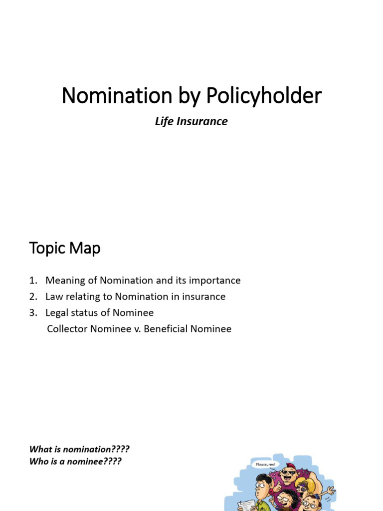 Nomination by Policyholder | PDF | Insurance | Life Insurance
