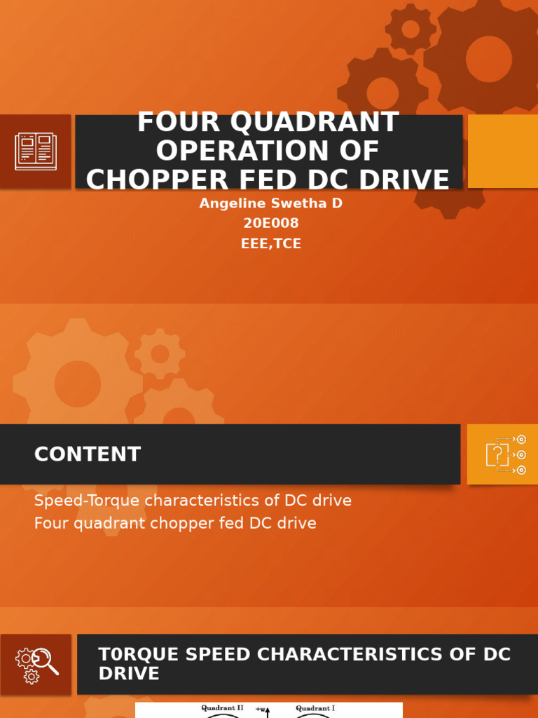 Four Quadrant Operation of Chopper Fed DC Drive | PDF