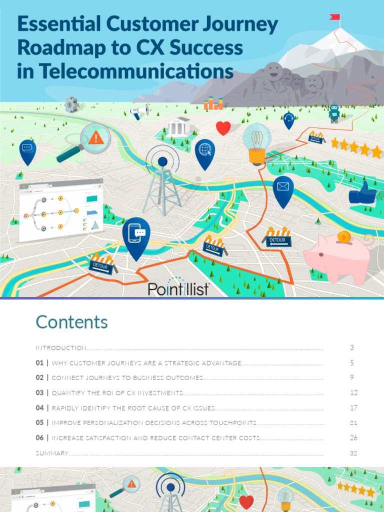 Customer Journey Roadmap CX Success Telecom Ebook | PDF | Analytics | Performance Indicator