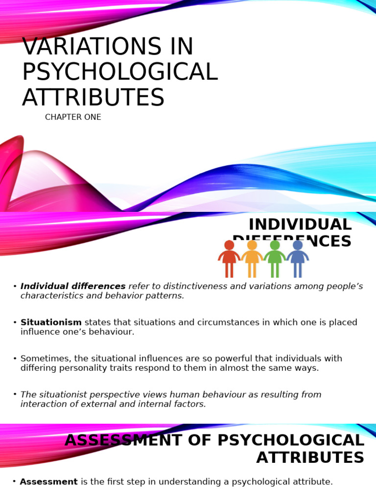 Variations in Psychological Attributes | PDF | Psychology | Intelligence