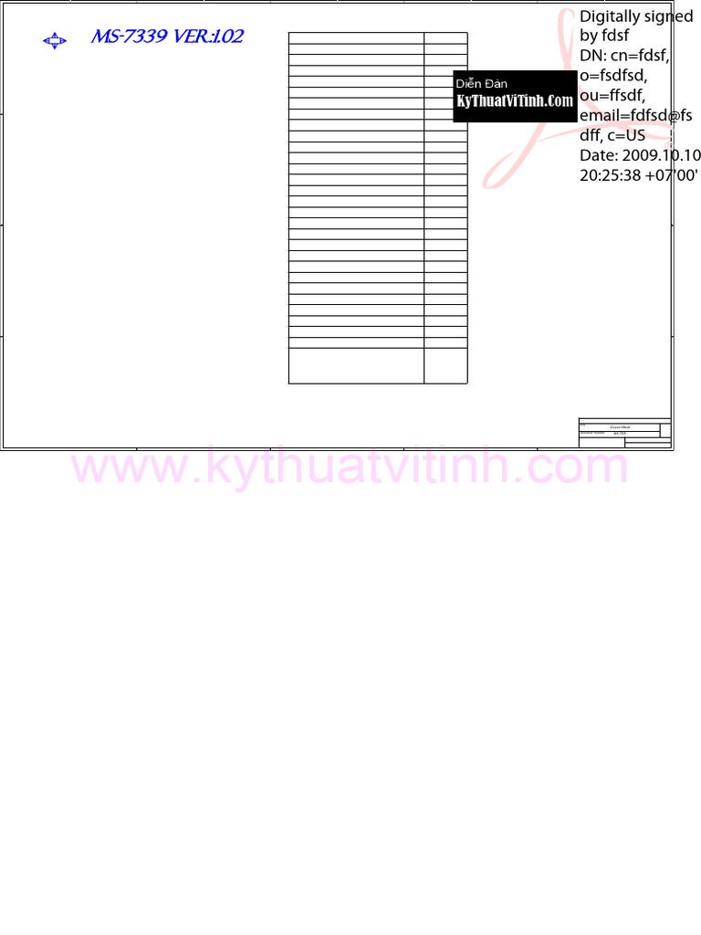 Msi MS 7339 Rev 1.02 | PDF | Computer Architecture | Computer Networking