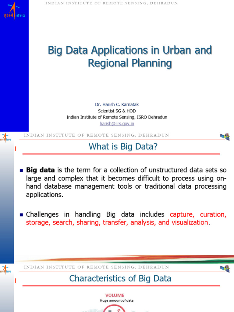 Big - Data - Urban - Planning Dr. Harish | PDF | Machine Learning ...