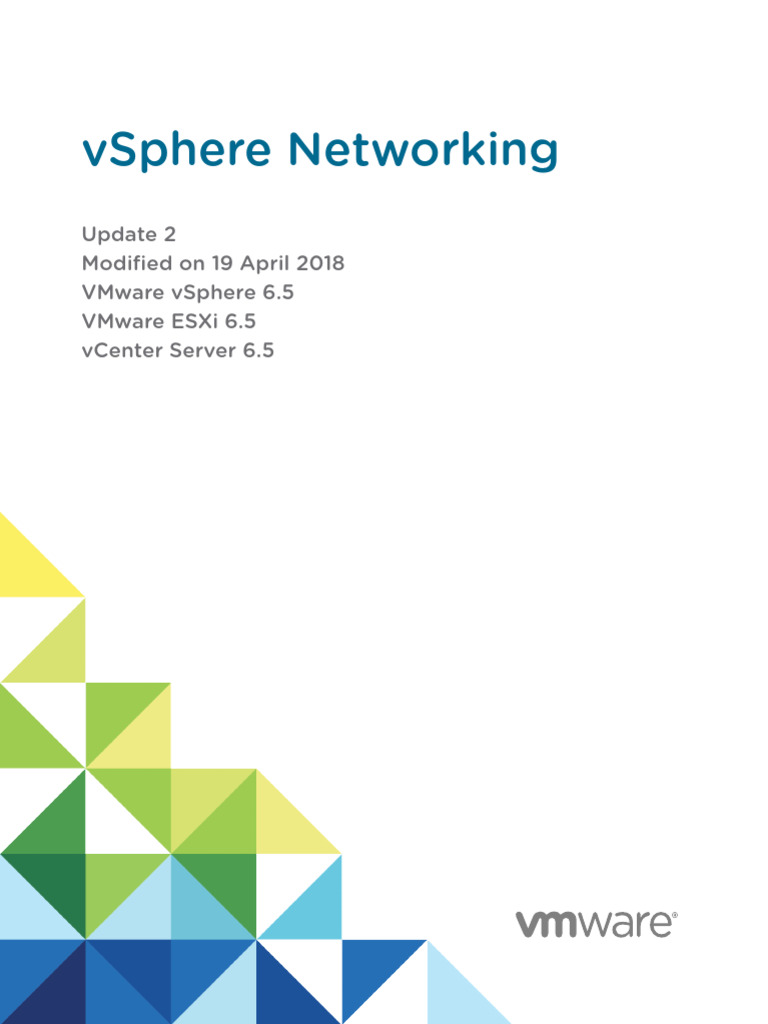 Vsphere Esxi Vcenter Server 652 Networking Guide | PDF | Computer ...