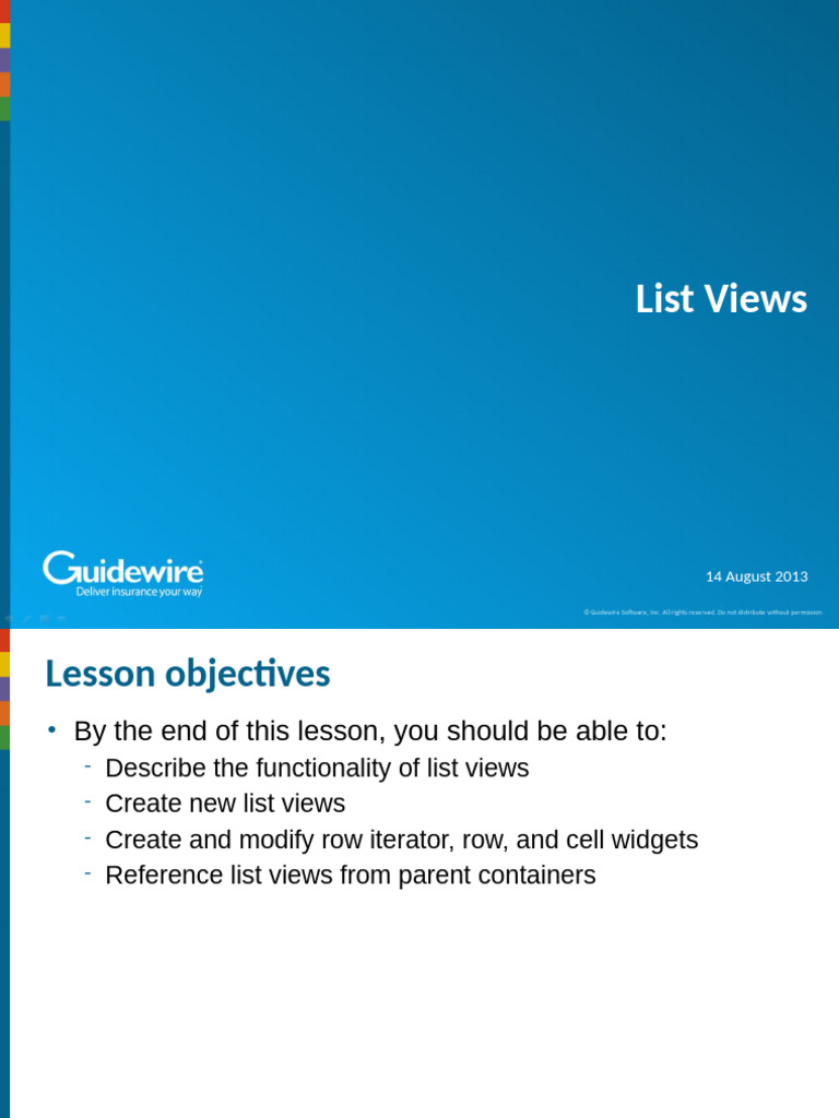 Guide to Creating List Views | PDF | Metadata | Software Engineering