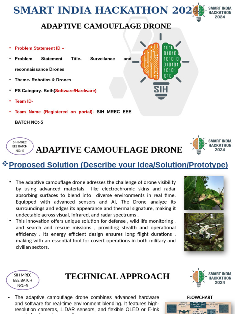 Adaptive Camouflage Drone Innovation | PDF | Unmanned Aerial Vehicle ...