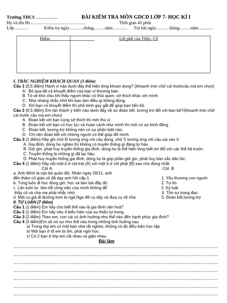 KT GDCD 7ki I | PDF