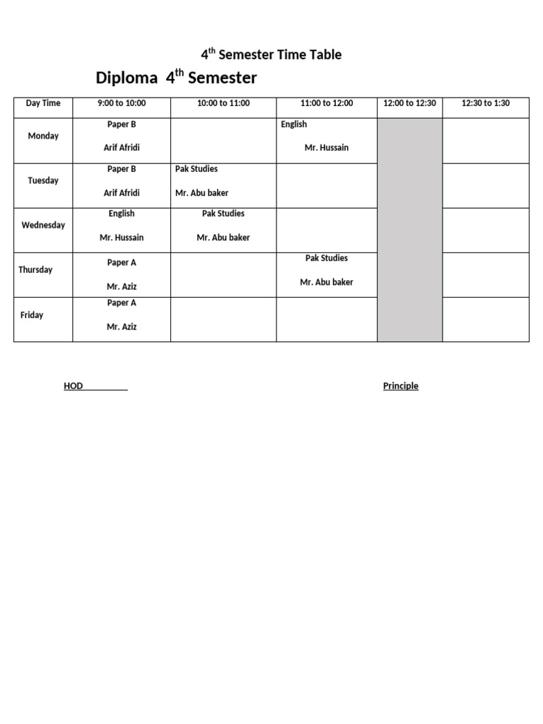 4th Semester Diploma 2024 | PDF | Language Arts & Discipline