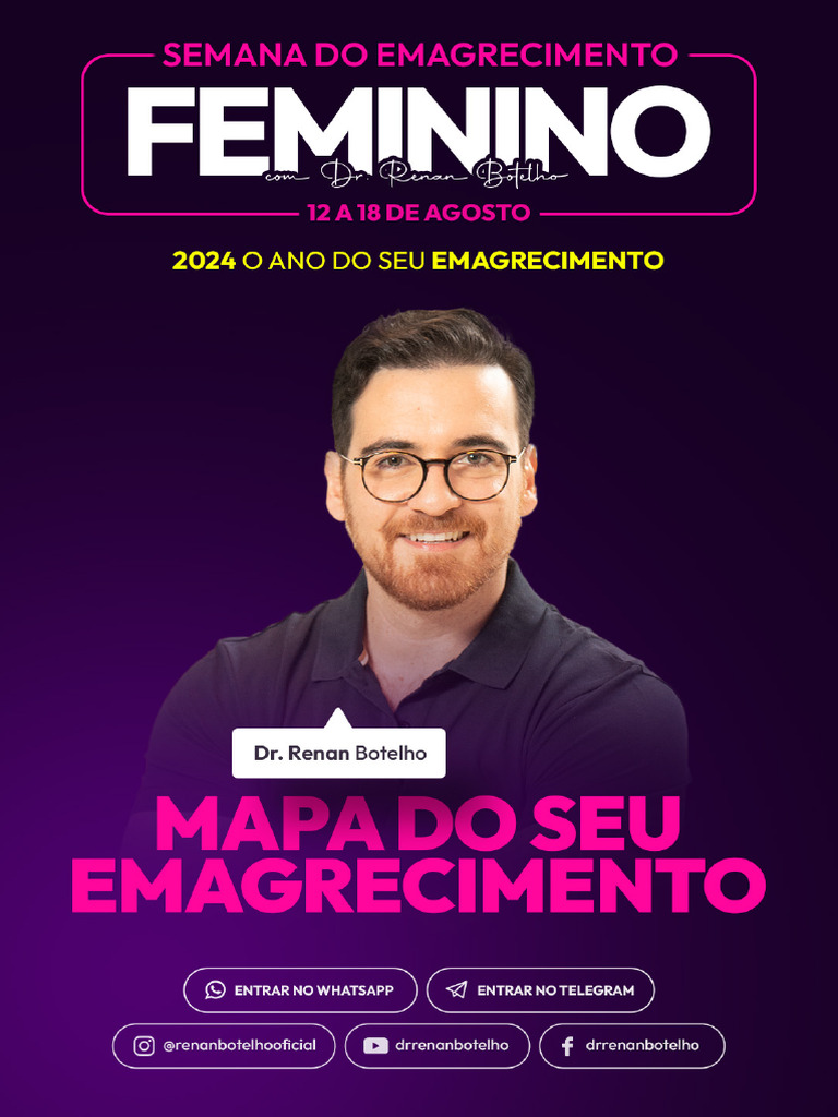 Mapa Do Emagrecimento SEF Dr. Renan Botelho_12.08.2024 | PDF