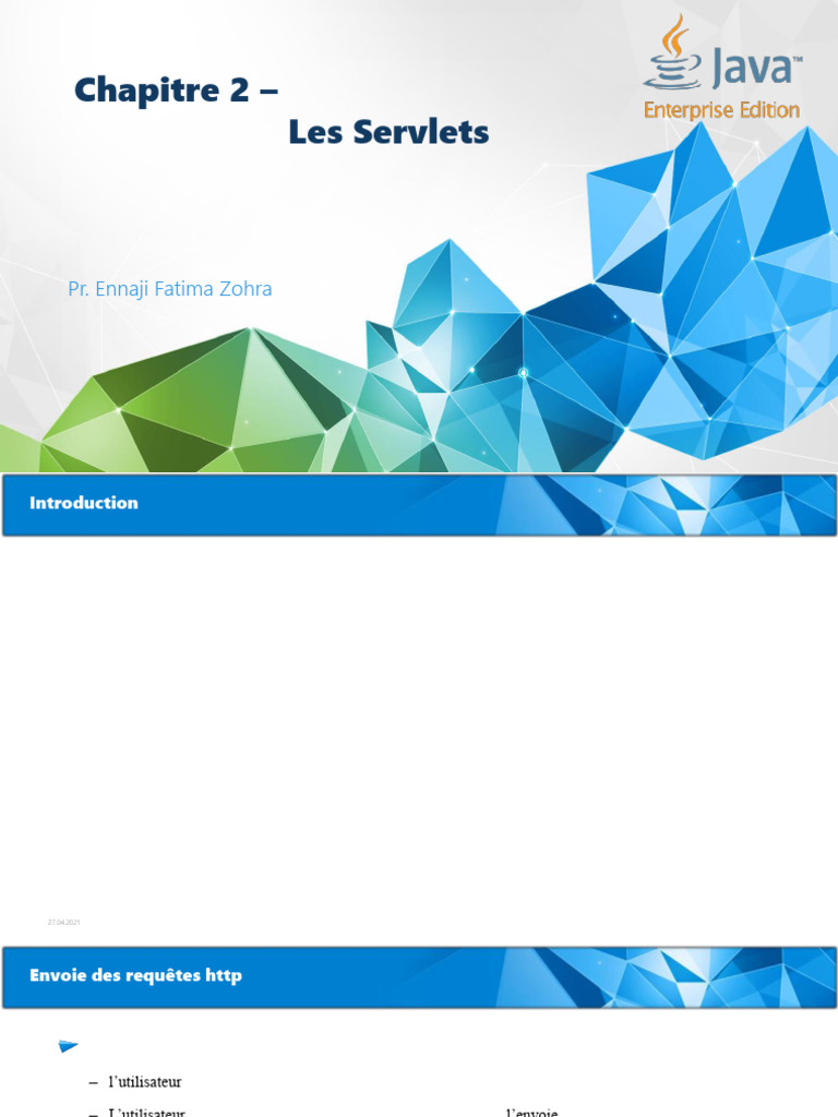 Chap 2 - Rappel Servlet | PDF | Internet | Internet et Web