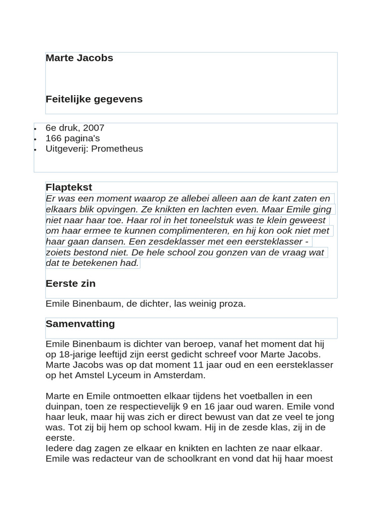 Marte Jacobs Sam. | PDF