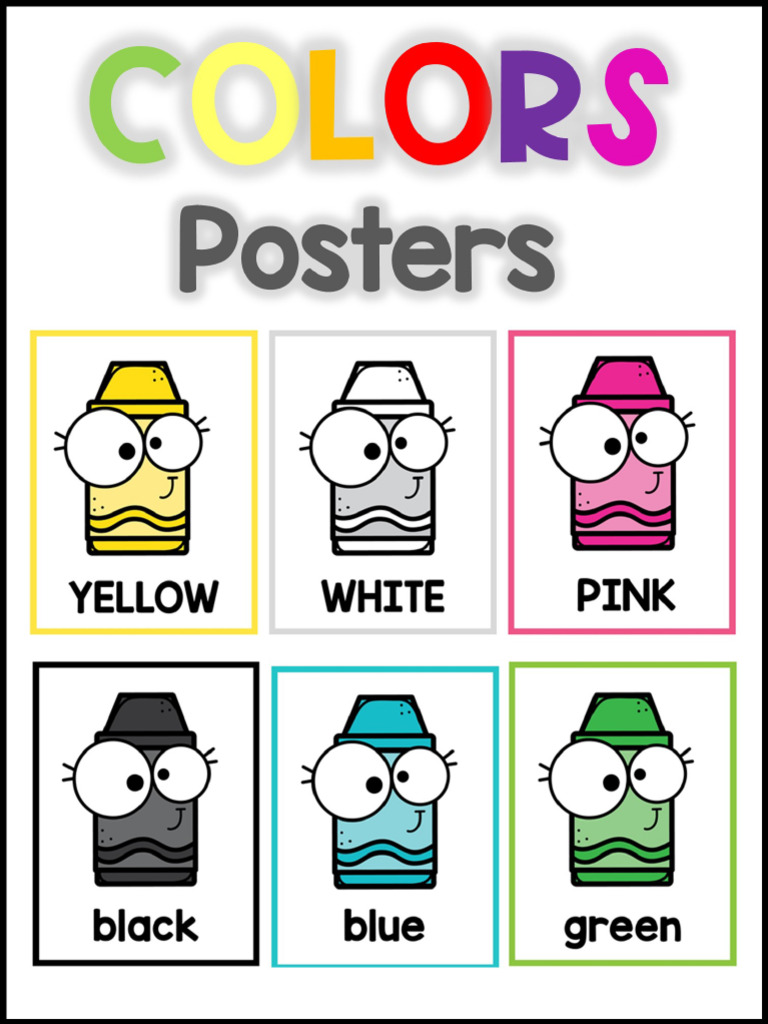 Colors Flashcards | PDF