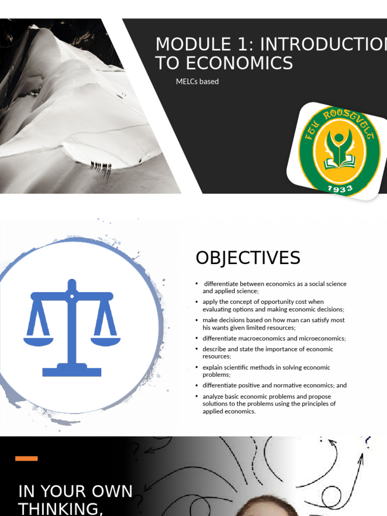 Module 1 - Introduction To Economics - AP9 | PDF | Economics | Economies