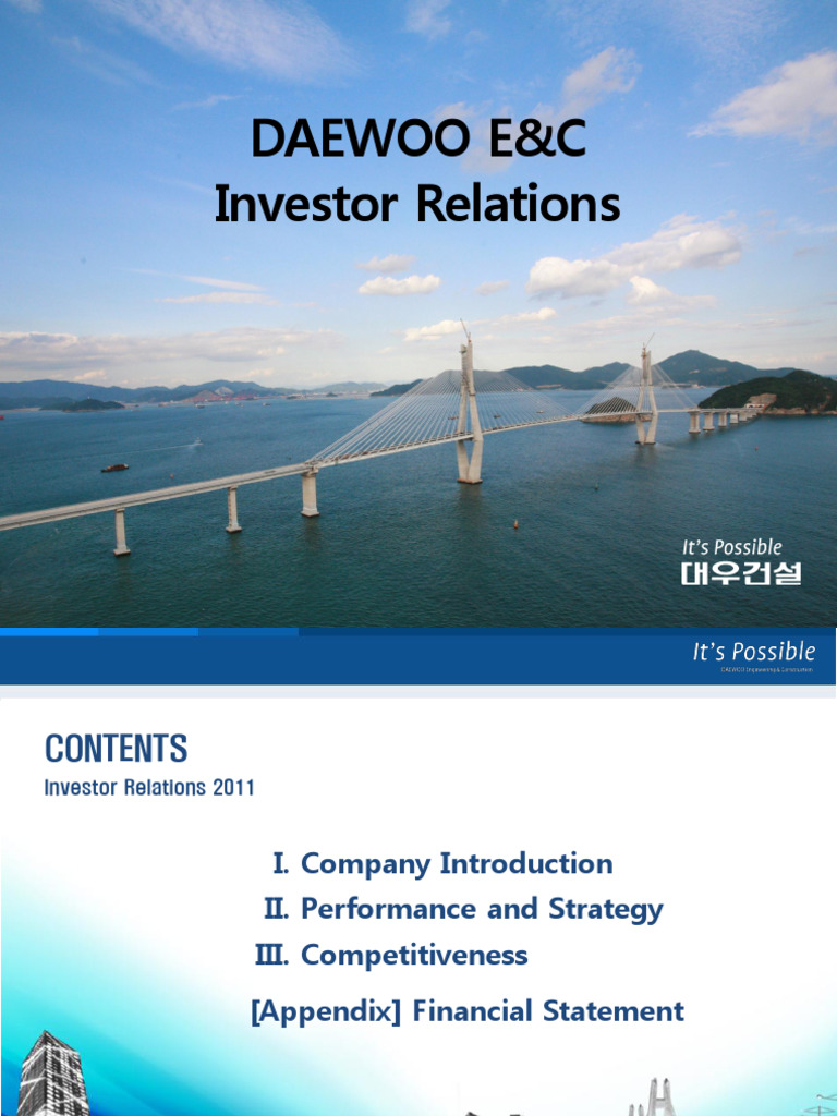 Daewoo en C4 | PDF | Liquefied Natural Gas | Equity (Finance)