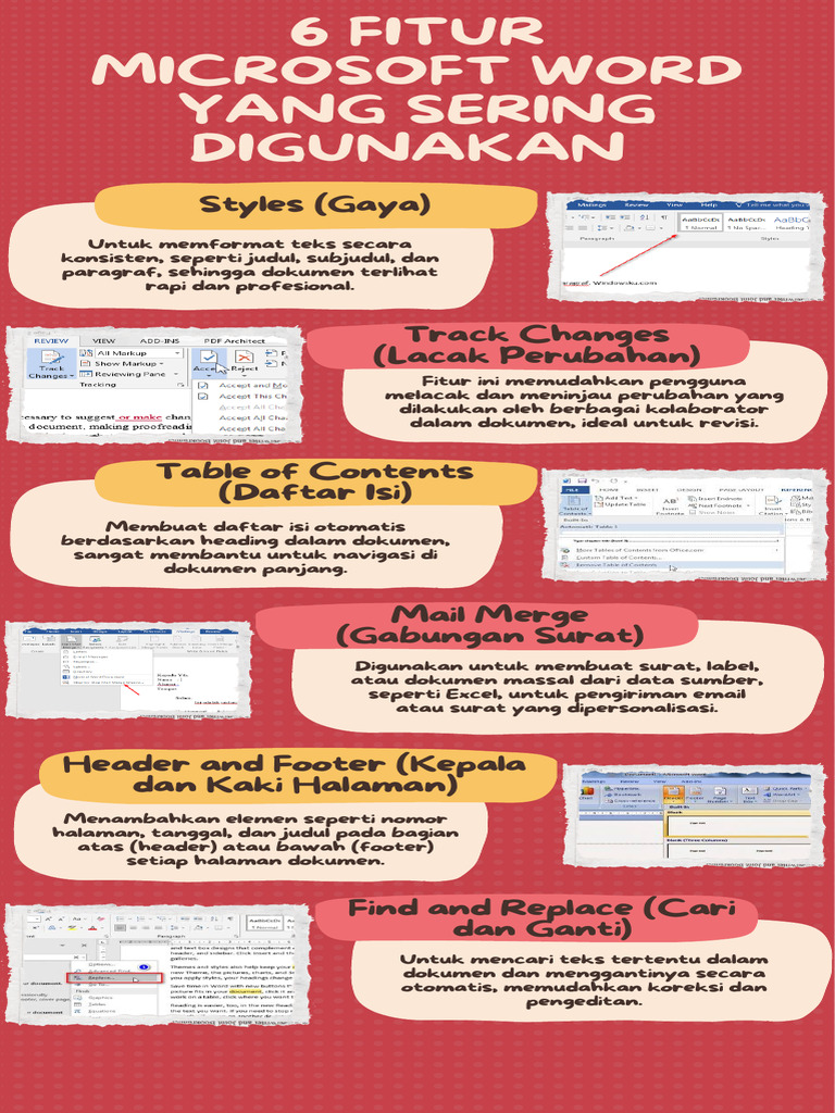 Infografis Fitur Fitur Microsoft Excel | PDF | Komputer