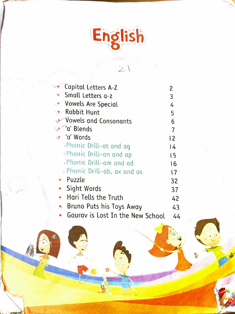 Book 1 - SR - KG - English | PDF
