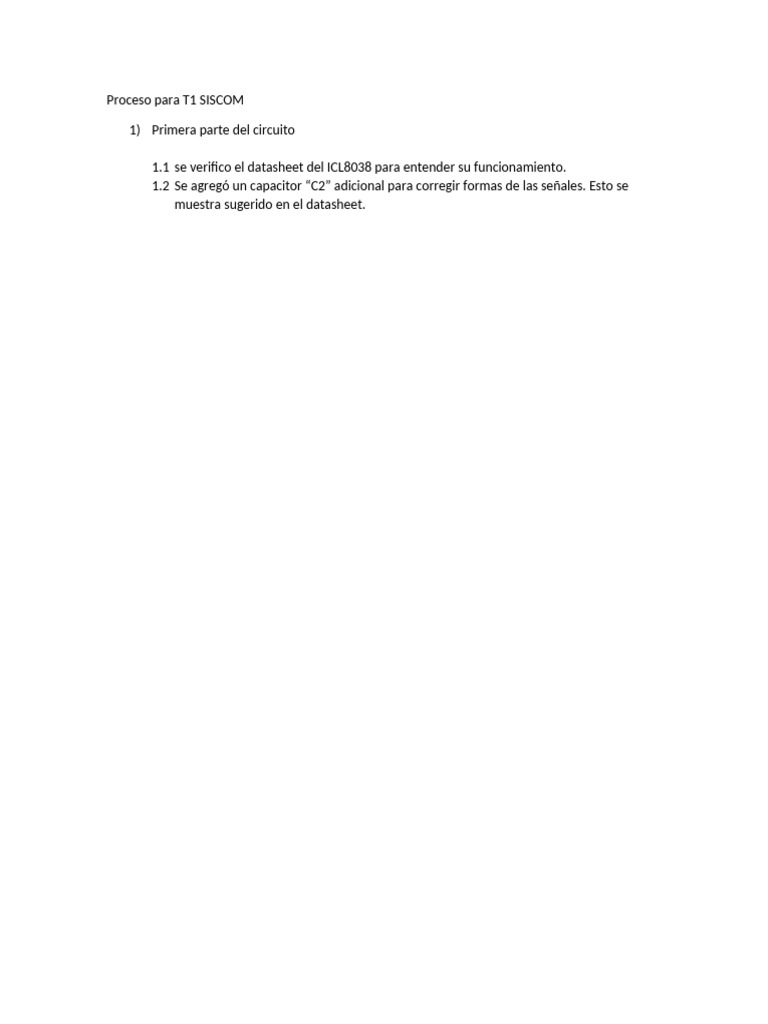 Proceso para T1 SISCOM | PDF