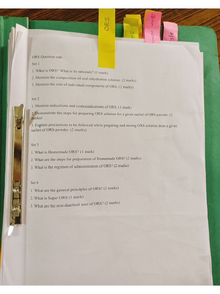 Ors + P Drug + Drug Dose Calculations | PDF