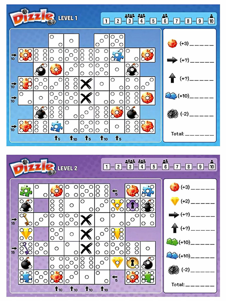 Dizzle. Level 1-8 | PDF