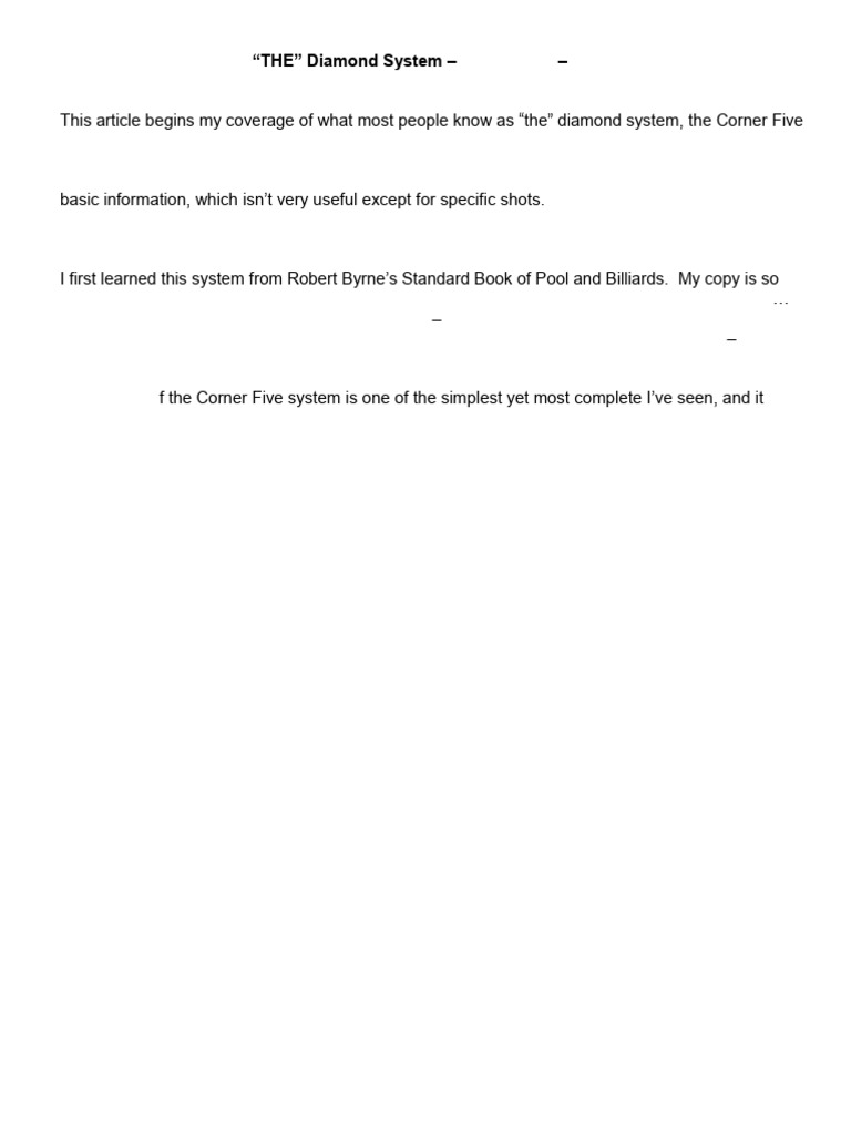 k6 - Corner Five Part 1 | PDF | Pool (Cue Sports) | Cue Sports