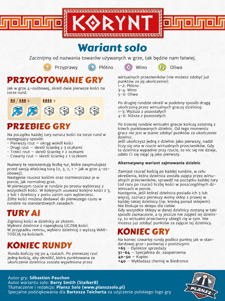 Korynt Solo PL | PDF