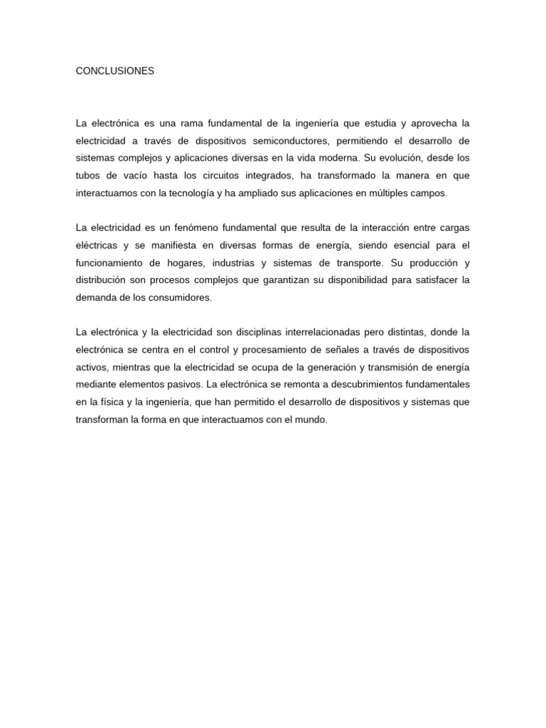 Conclusion Es | PDF | Informática | Tecnología