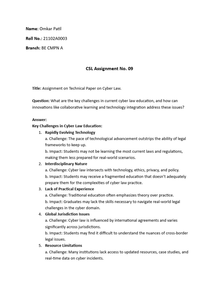 CSL Assignment 9 | PDF | Computing | Learning