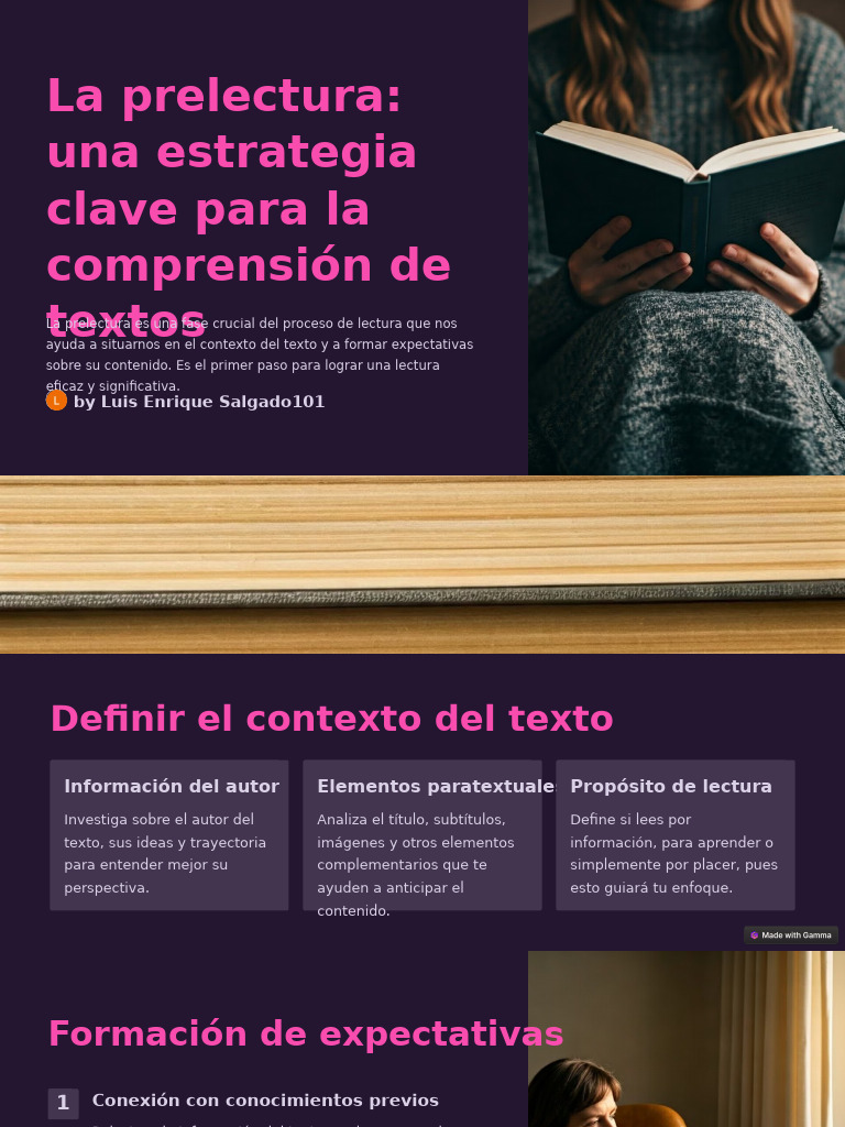 La Prelectura Una Estrategia Clave para La Comprension de Textos | PDF ...
