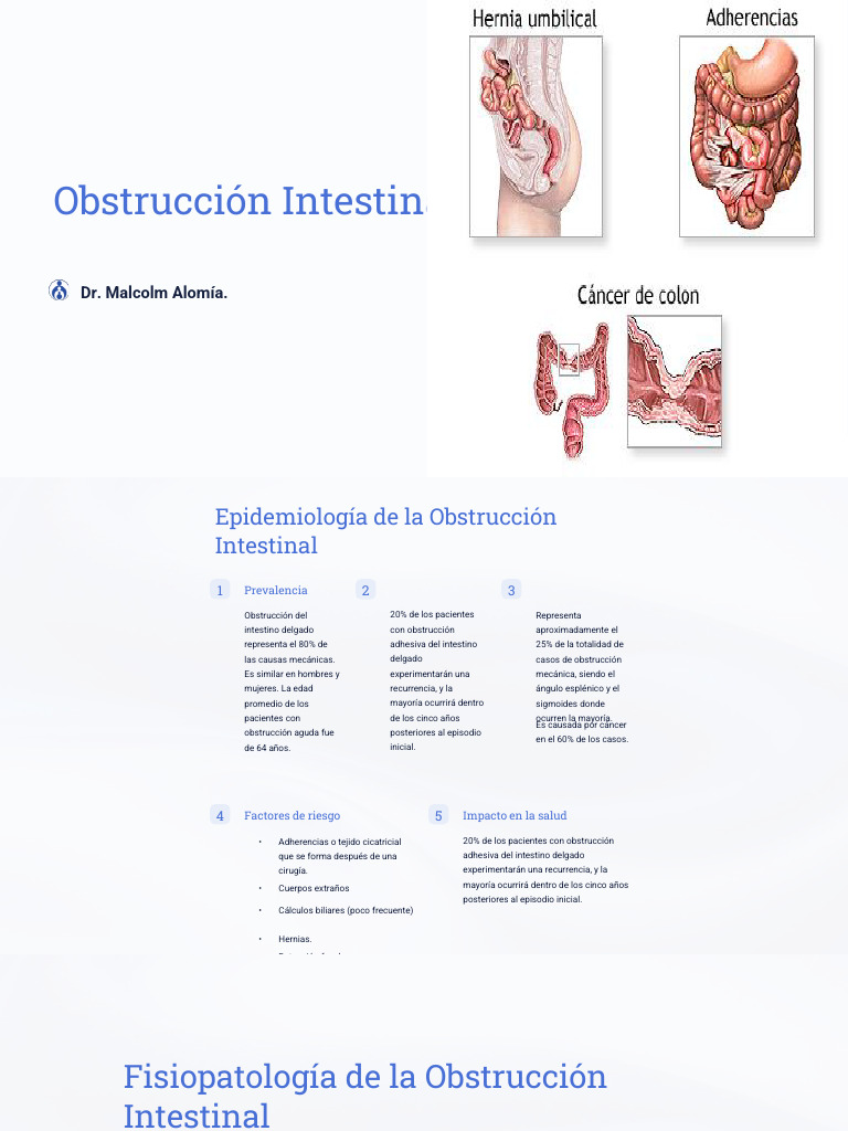 Obstruccion Intestinal 123 | PDF | Enfermedad de Crohn | Enfermedades ...