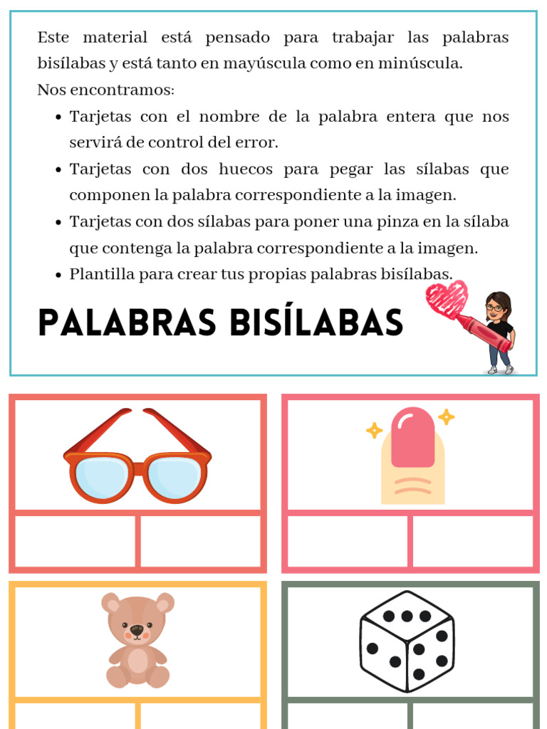 PALABRAS BISILABAS | PDF
