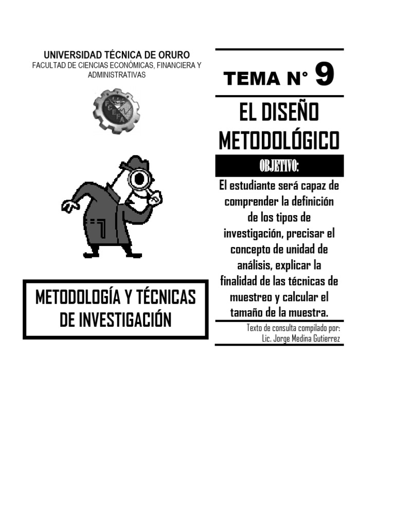 Tema 9 metodologia de la investigacion | PDF | Muestreo (Estadísticas) | Science