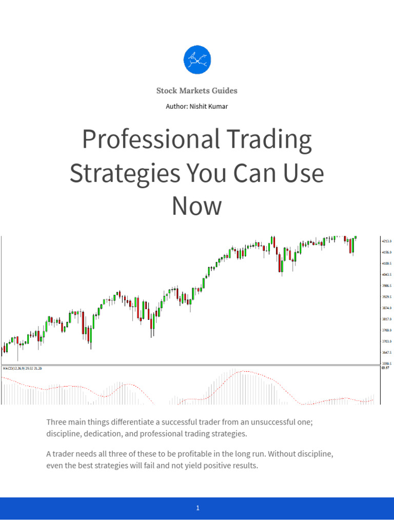Professional Trading Strategies You Can Use Now | PDF | Technical Analysis | Day Trading