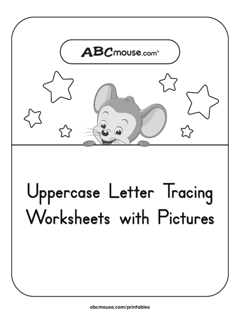 ABCmouse Uppercase Letter Tracing Worksheets With Pictures | PDF