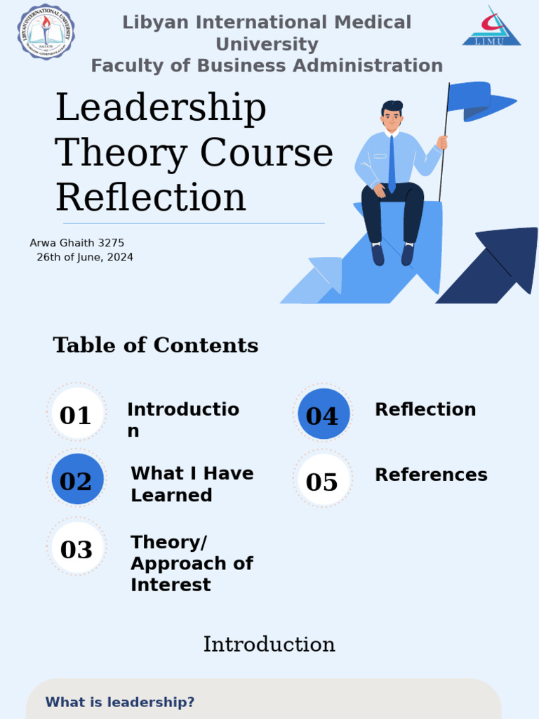Leadership Theory Course Reflection | PDF | Leadership | Power (Social ...