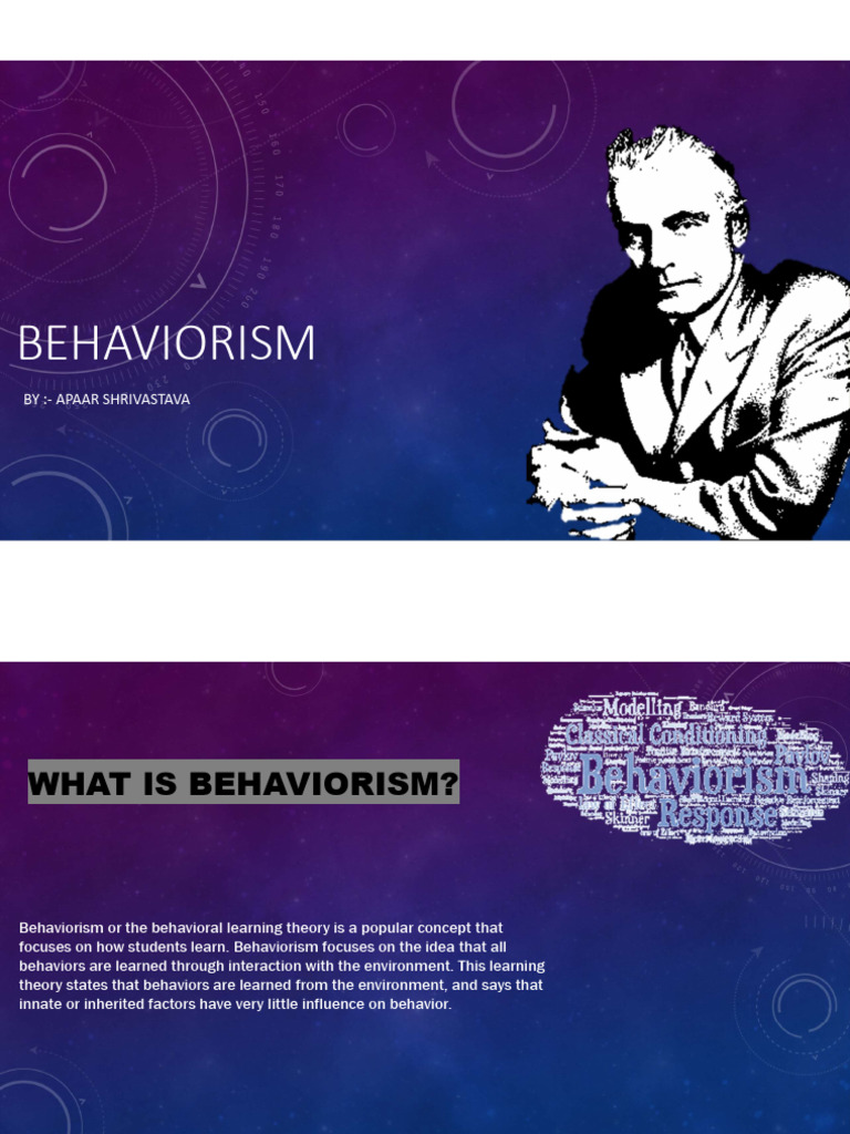 Understanding Behaviorism in Learning | PDF | Behaviorism | Learning