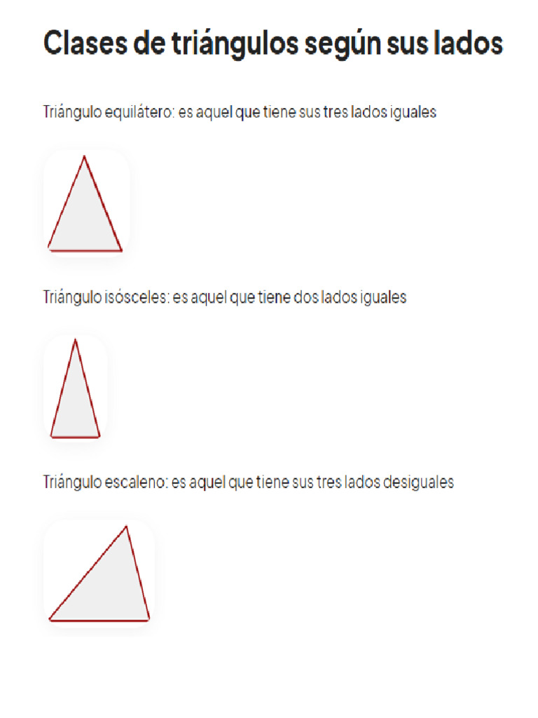 clases de triangulos | PDF