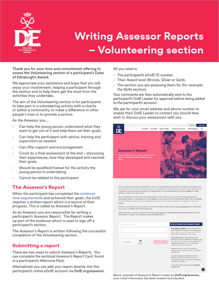 Reports VOLUNTEERING | PDF