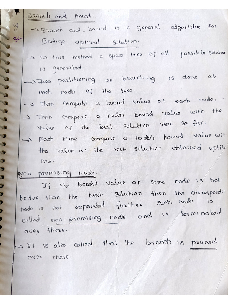 Branch and Bound - Knapsack Problem | PDF