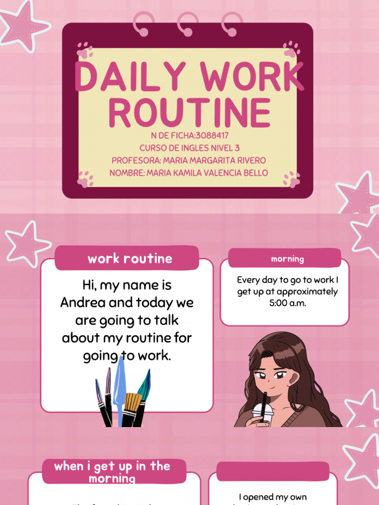 Daily Work Routine | PDF