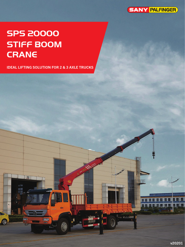 Palfinger Sps 20000 Loader Crane | PDF | Crane (Machine)