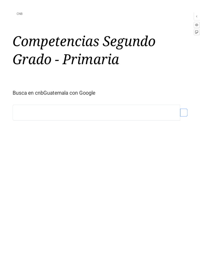 Competencias Segundo Grado - Primaria - CNB | PDF | Comunicación | Comunicación humana
