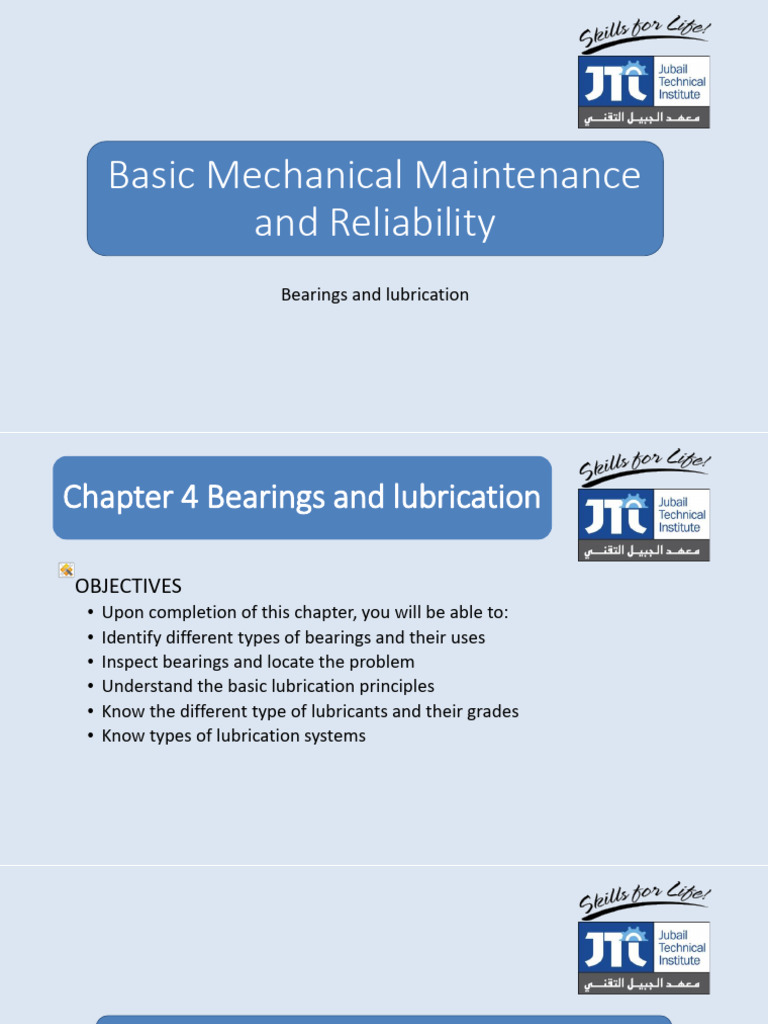 5 - Bearings and Lubrications | PDF | Bearing (Mechanical) | Lubricant