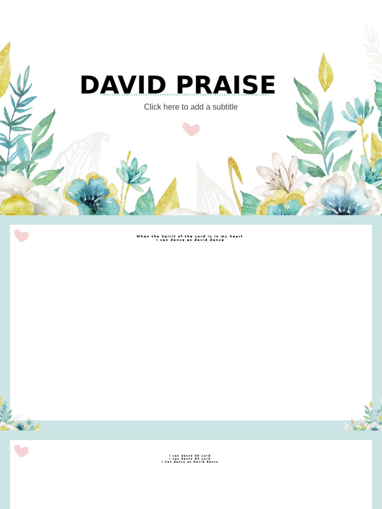 David Praise | PDF