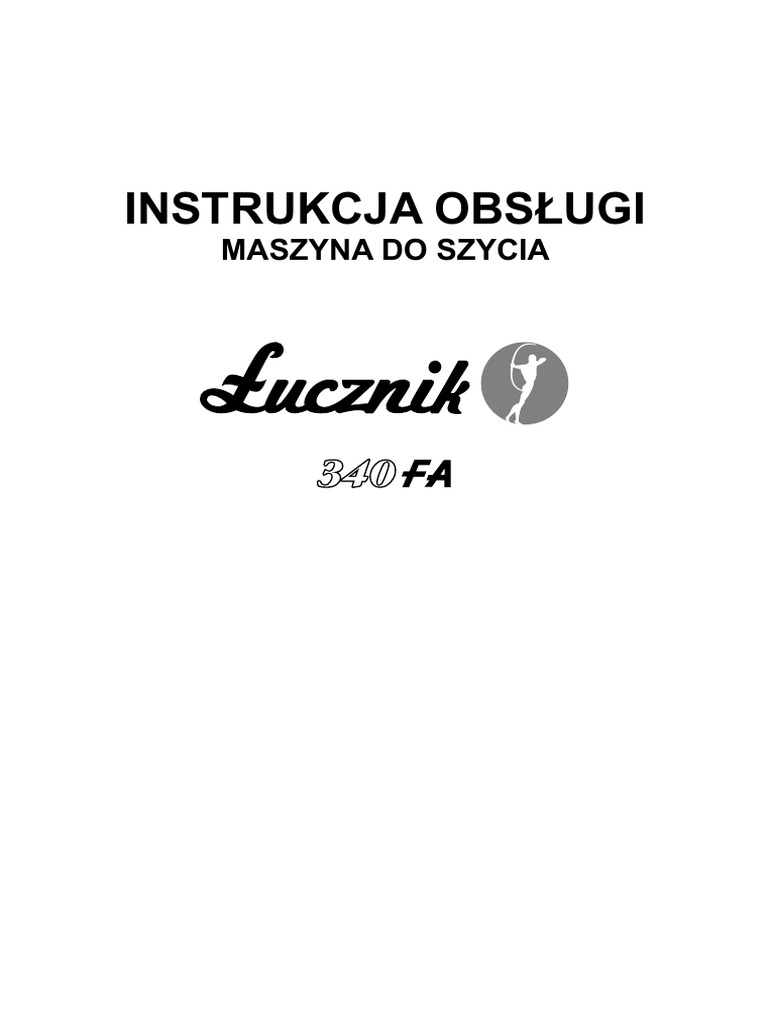 Lucznik 340 FA Sewing Machine | PDF
