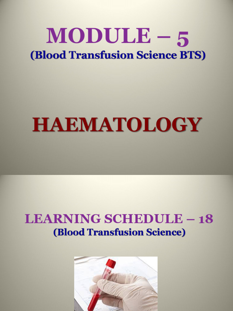 MUNSANJE - Blood Transfusion Science - LS - 18 | PDF | Blood Type ...