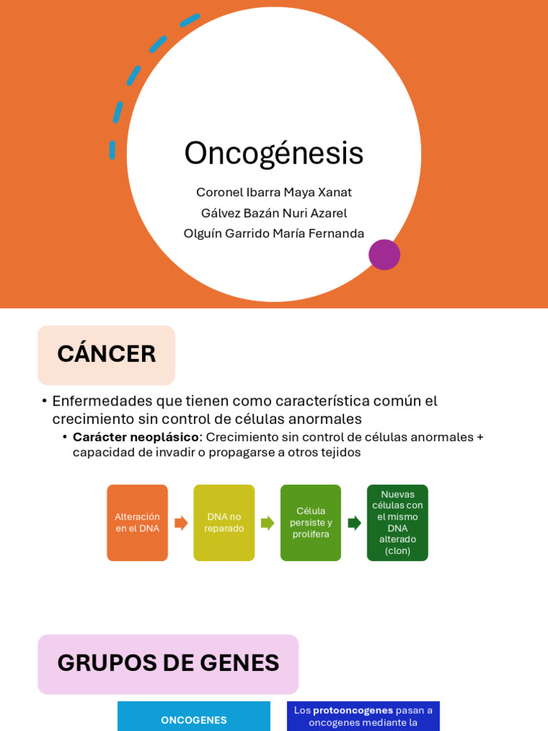 Oncogénesis y Activación de Oncogenes | PDF | Oncogen | Gen supresor de ...